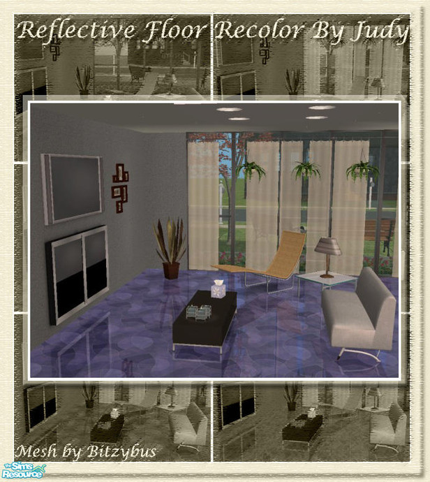The Sims Resource | Judy Reflective Floor - Poured 5