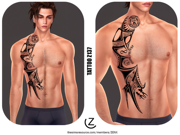 The Sims Resource | TATTOO Z137