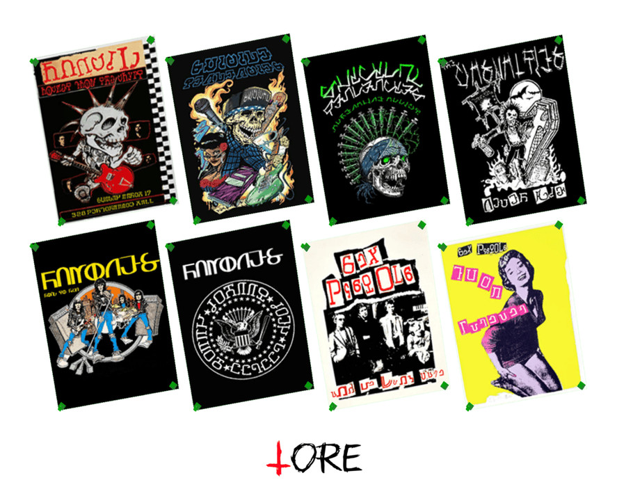 The Sims Resource | Punk Posters VER.2