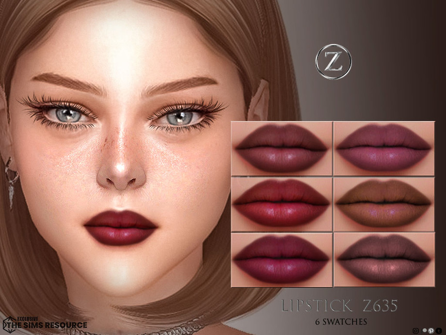 The Sims Resource | LIPSTICK Z635
