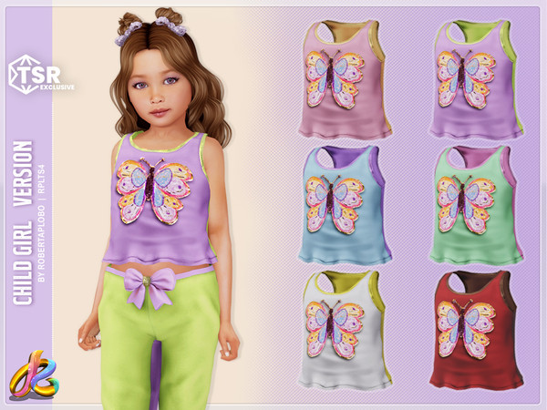 The Sims Resource | Girl Top 319 - Child