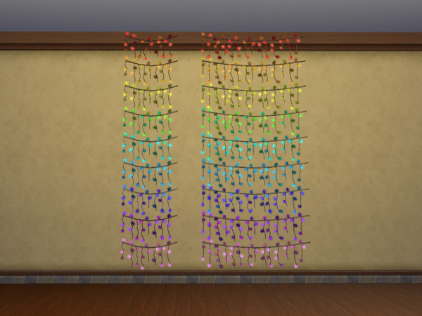 The Sims Resource | Hanging Lights (short and long length) Recolors