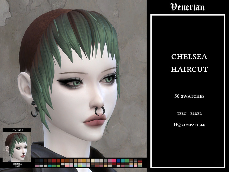 The Sims Resource | Chelsea Haircut (Maxis Match) by Venerian