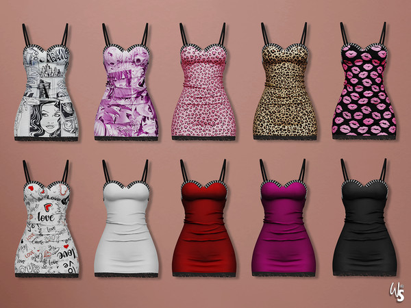 The Sims Resource | (Wisteria) Rogue_Dress.package