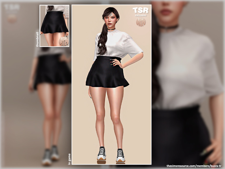 The Sims Resource | SWEET REBEL SET-634 (Skirt) BD1614