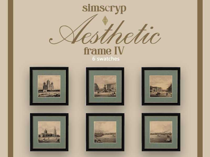 The Sims Resource | simscryp - aesthetic frame IV