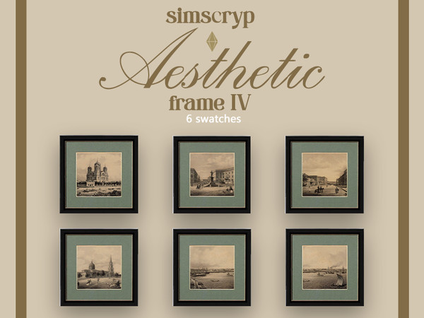 The Sims Resource | simscryp - aesthetic frame IV