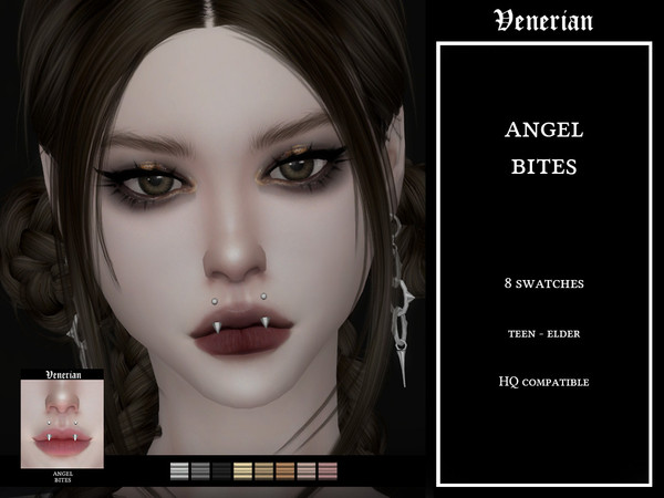 The Sims Resource | Angel Bites Piercing by Venerian