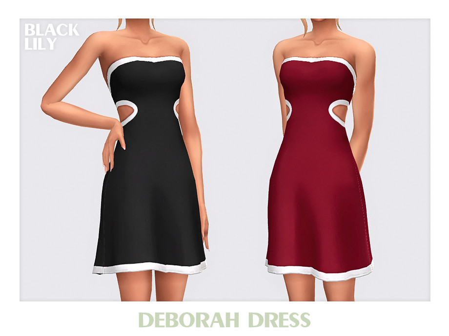 The Sims Resource | Deborah Dress