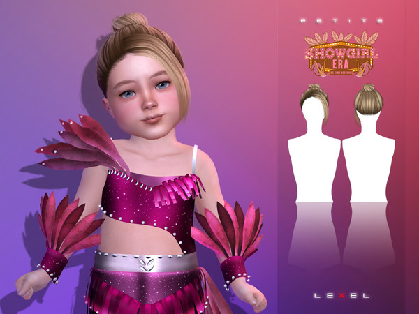 The Sims Resource | LEXEL - Petite toddler hairstyle