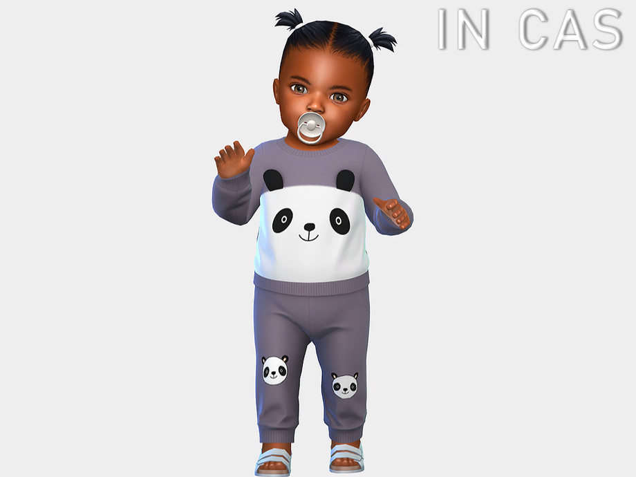 The Sims Resource | Elizabeth Panda Outfit (Infant)