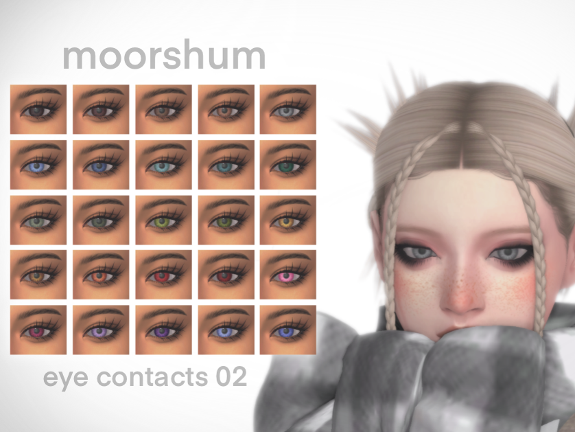 The Sims Resource | eye contacts 02 (maxis match)