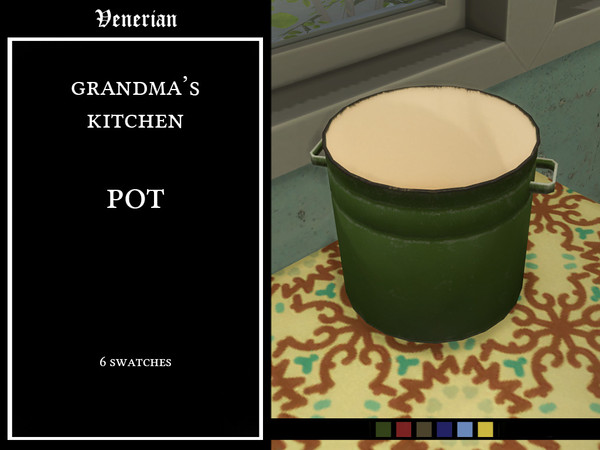 The Sims Resource | Grandma's Kitchen Pot by Venerian