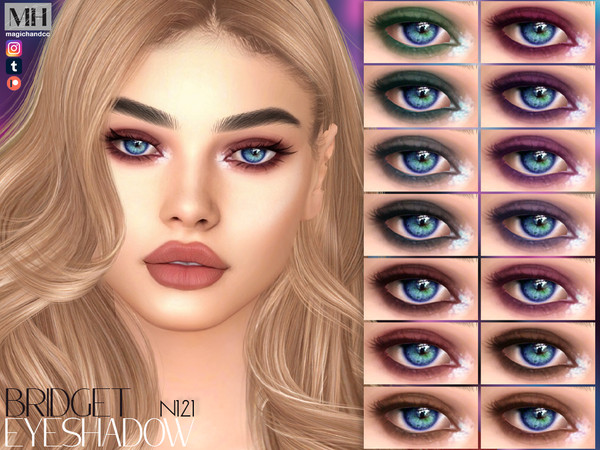 The Sims Resource | Bridget Eyeshadow N121