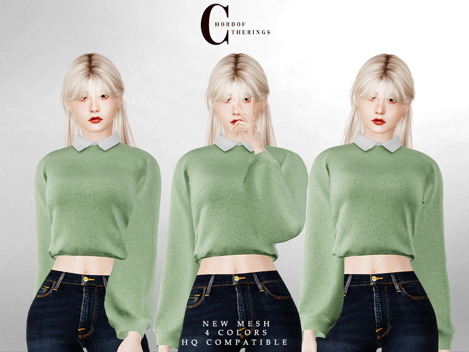 The Sims Resource | Blouse T-819
