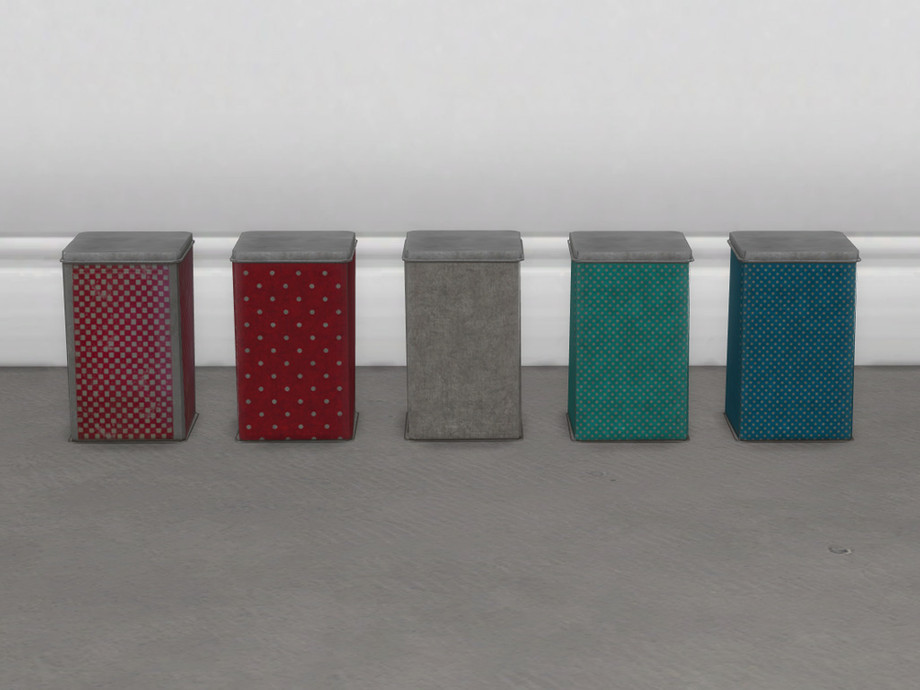 The Sims Resource | Grandma's Kitchen Tin Container by Venerian