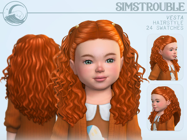 The Sims Resource | simstrouble_ToddlerHair_Vesta-HeartClips.package