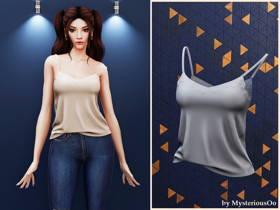 The Sims Resource | Soft satin camisole