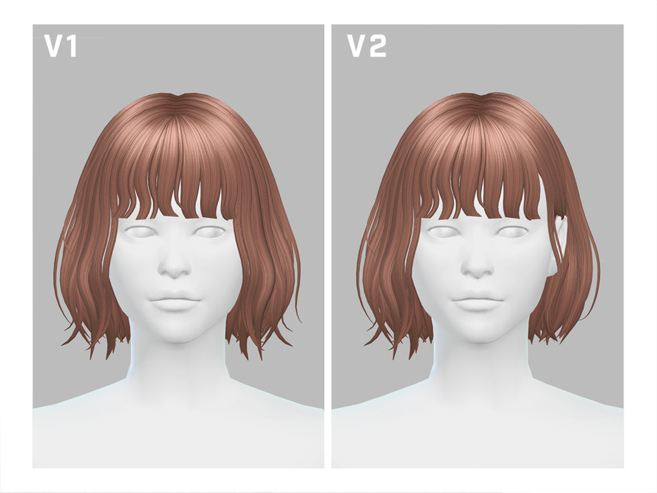 The Sims Resource | [iko] Dahlia Hair V2_TSR.package