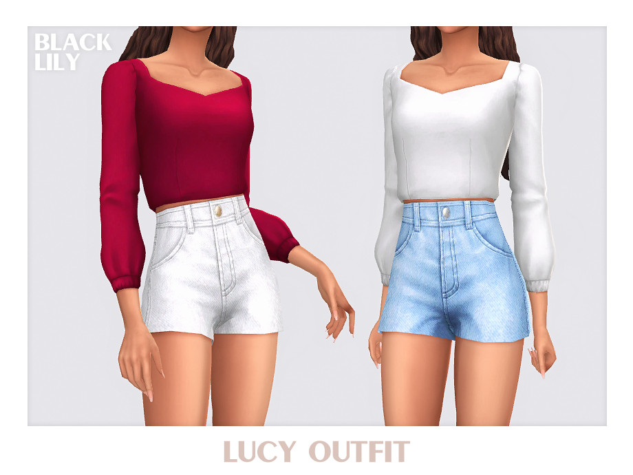 The Sims Resource | Lucy Outfit