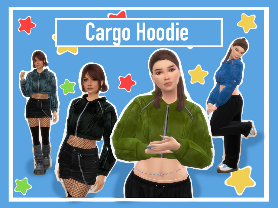 The Sims Resource | Cargo Hoodie