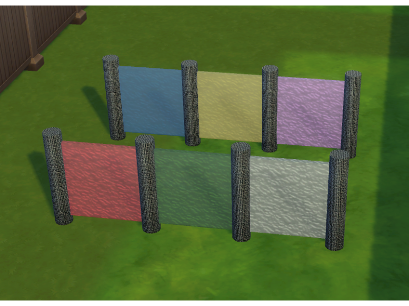 The Sims Resource | Fence low colorsCK