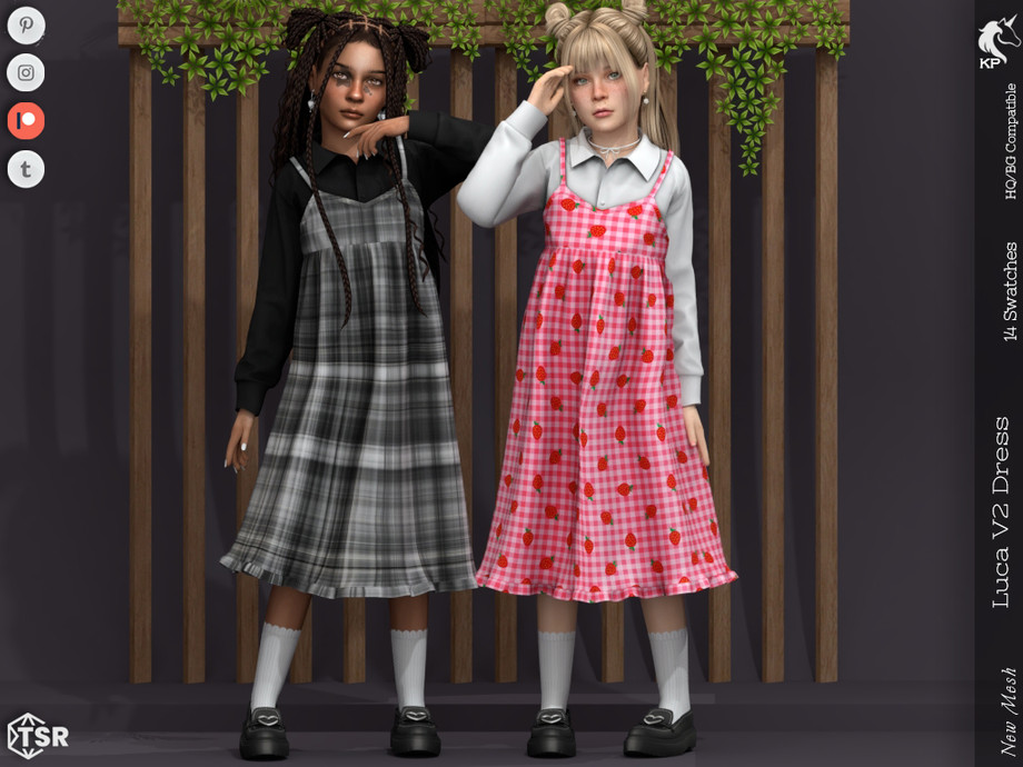 The Sims Resource | Luca V2 Dress- Child