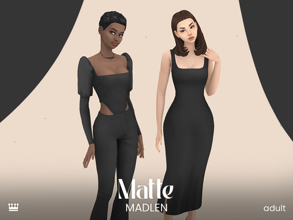 The Sims Resource | [Madlen] Matte Top.package
