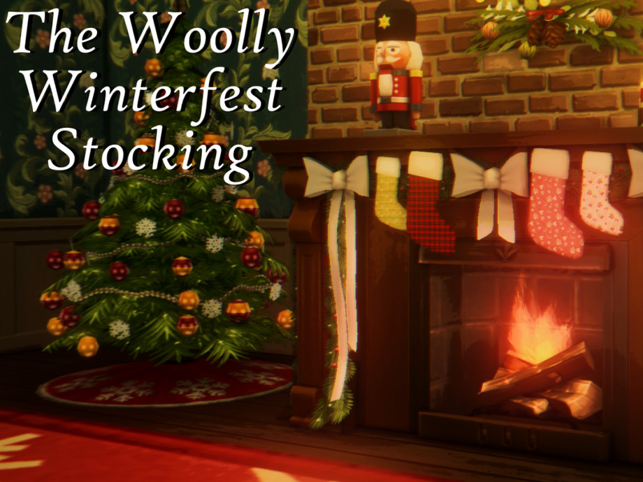 The Sims Resource | The Woolly Winterfest Stocking 2