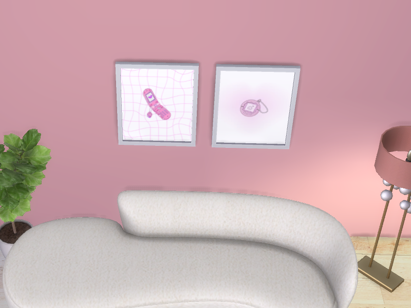 The Sims Resource | Y2K Wall Art