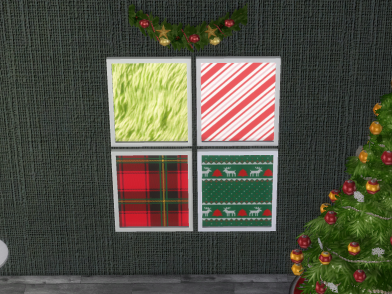 The Sims Resource | Christmas Wall Art