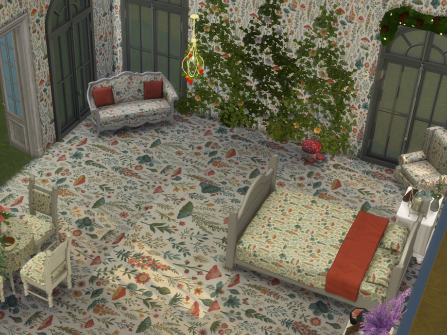 The Sims Resource | Cottage Core Furniture set 1