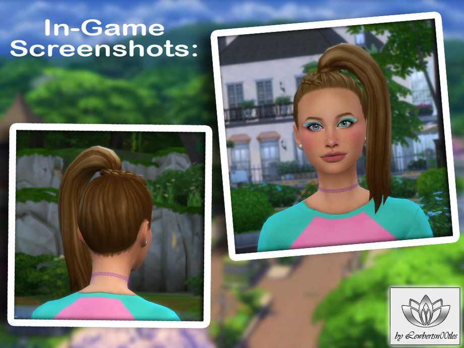 The Sims Resource | Amy Hair (80's Things)