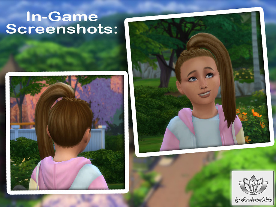 The Sims Resource | Amy Hair - Child version (80's Things)