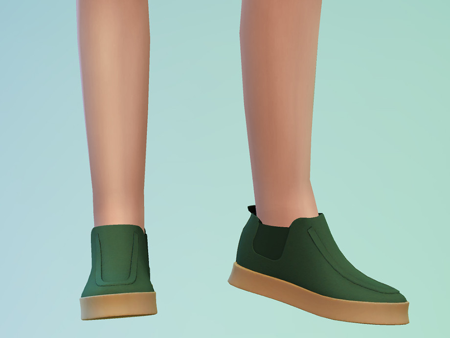 The Sims Resource | Child Suede Low Shoes