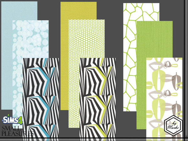 The Sims Resource | Wall set "Grandeco" 3