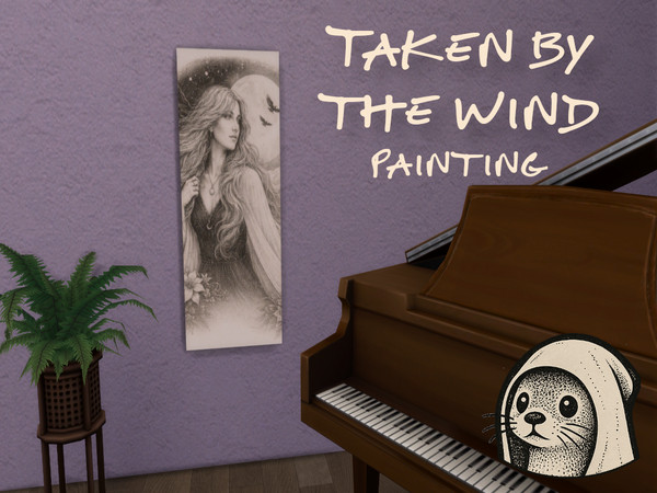 The Sims Resource | Taken by the Wind Painting