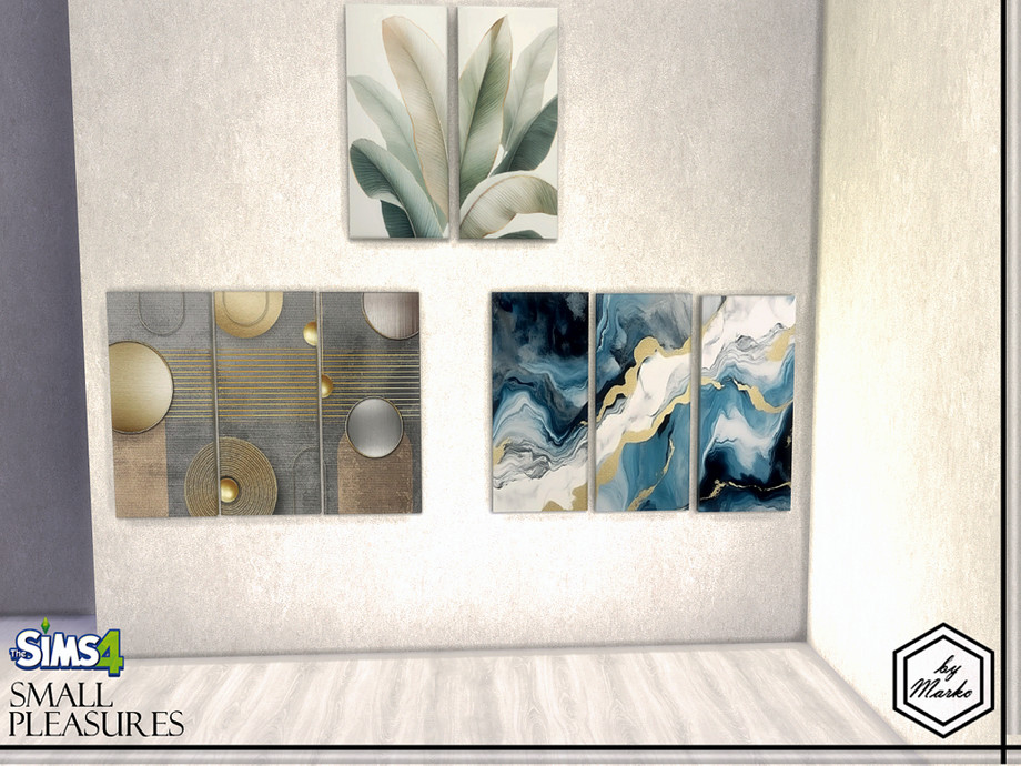 The Sims Resource | Abstract paintings 01