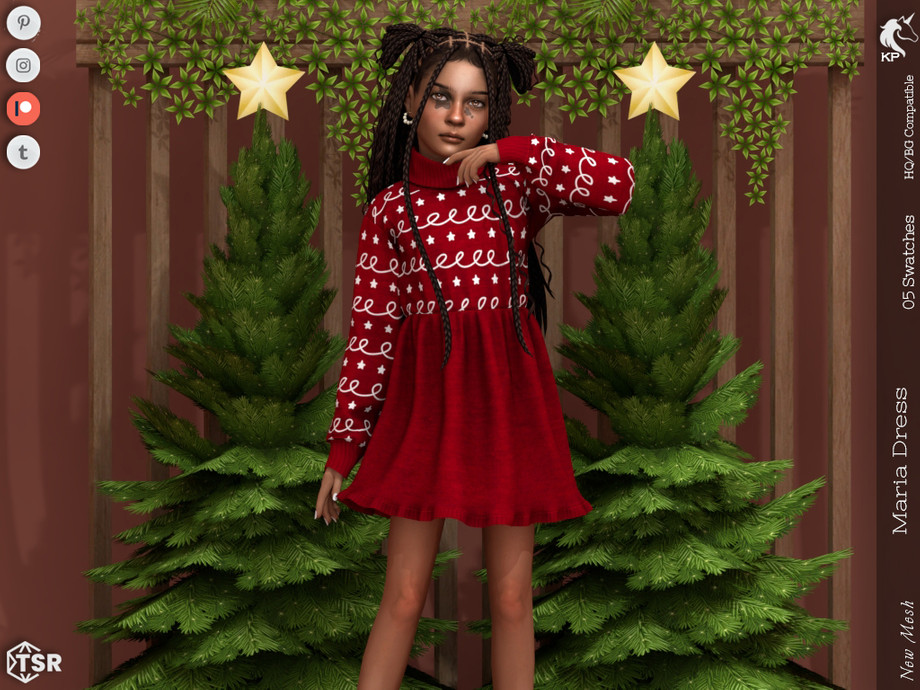 The Sims Resource | Maria Dress- Child