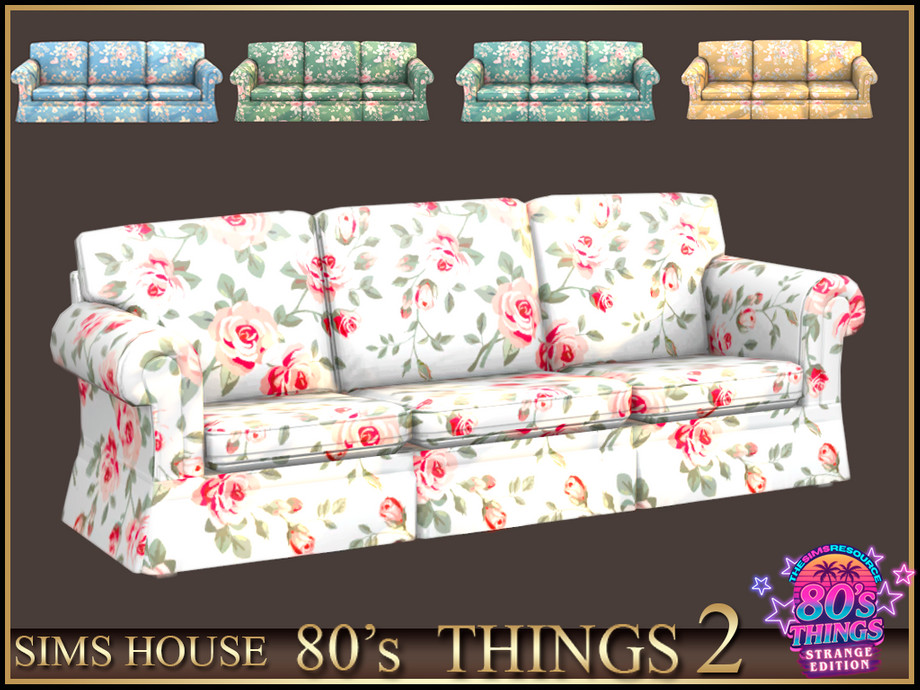 The Sims Resource | Sims House SOFA | 80's Things 2