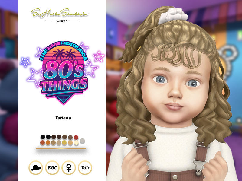 The Sims Resource | Tatiana Hairstyle for Toddler