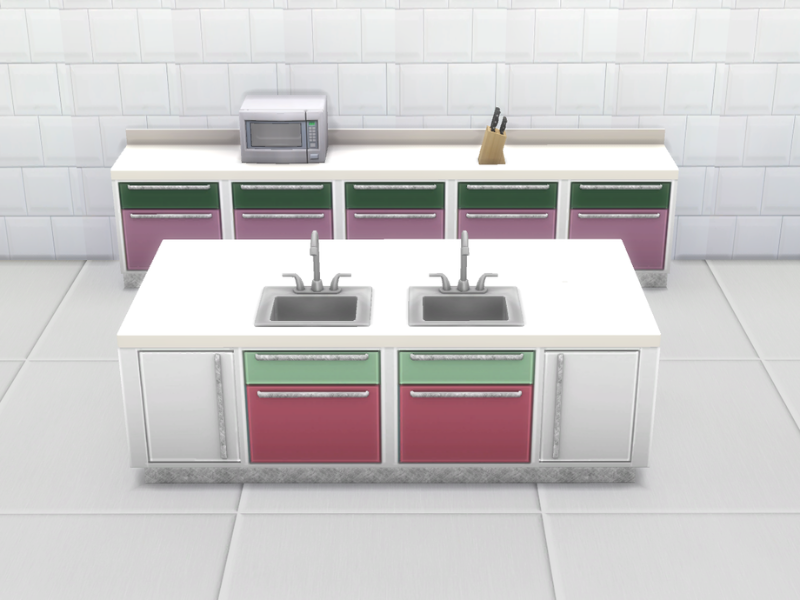 The Sims Resource | Cleyne Counter Dual Colors