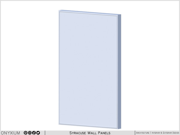 The Sims Resource | Syracuse Wide Wall Panel Tall
