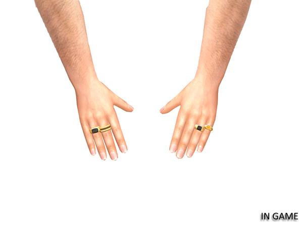 The Sims Resource | Signature Rings Set