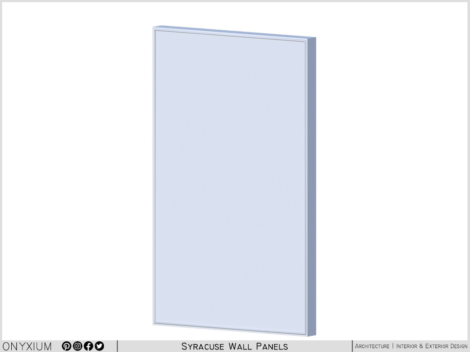 The Sims Resource | Syracuse Wide Wall Panel Tall