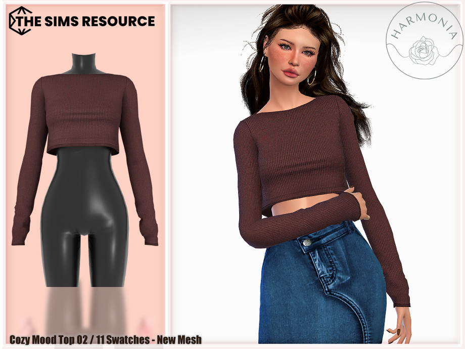 The Sims Resource | Cozy Mood Top 02