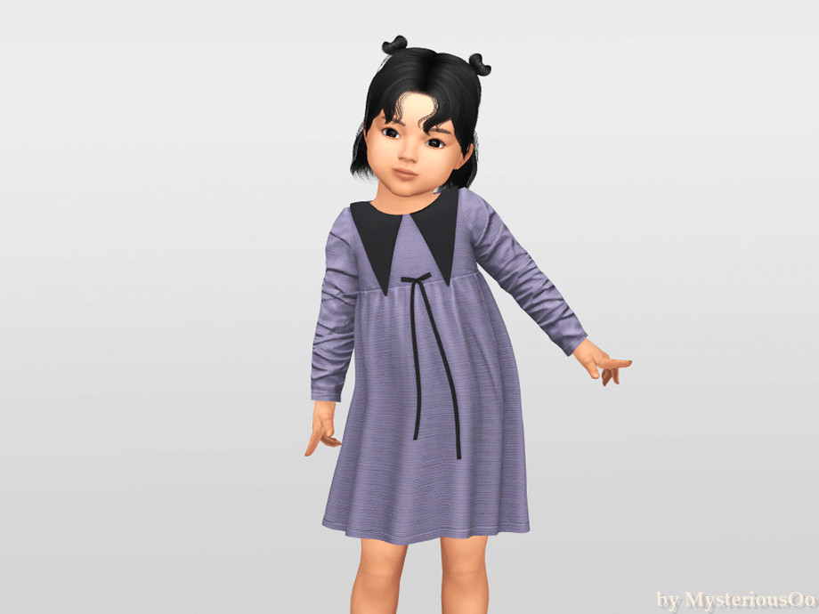 The Sims Resource | Toddler - Peter pan collar dress