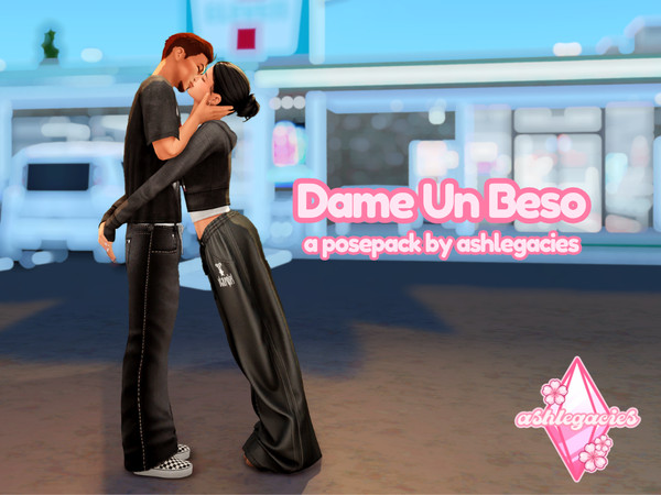 The Sims Resource | Dame Un Beso Posepack
