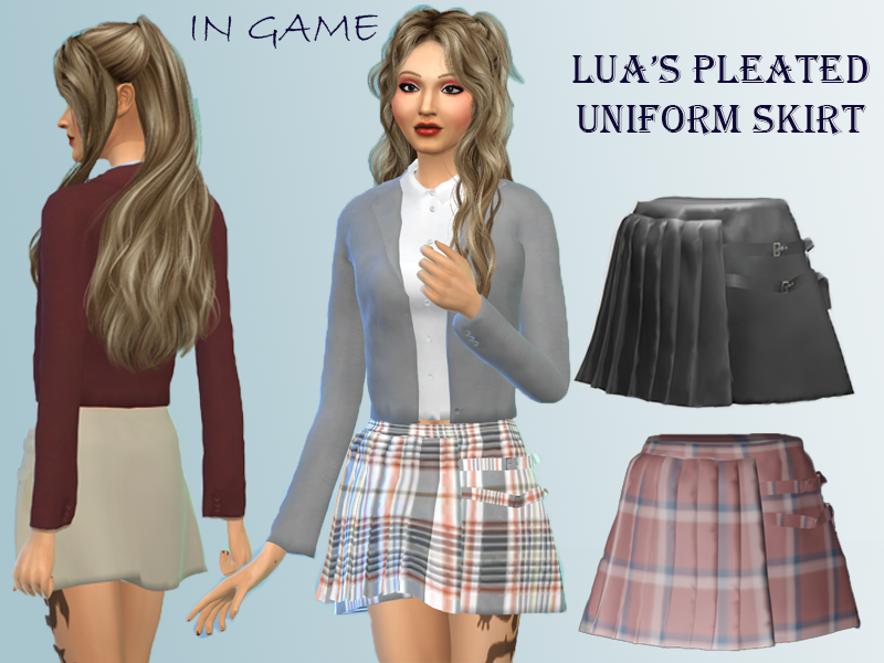 The Sims Resource | LUA'S SKIRT - Inspired by Weki Meki Lua's Picky ...