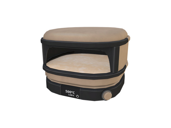 The Sims Resource | Comiko Kitchen Time Pizza Oven DECO | Kitchen Room